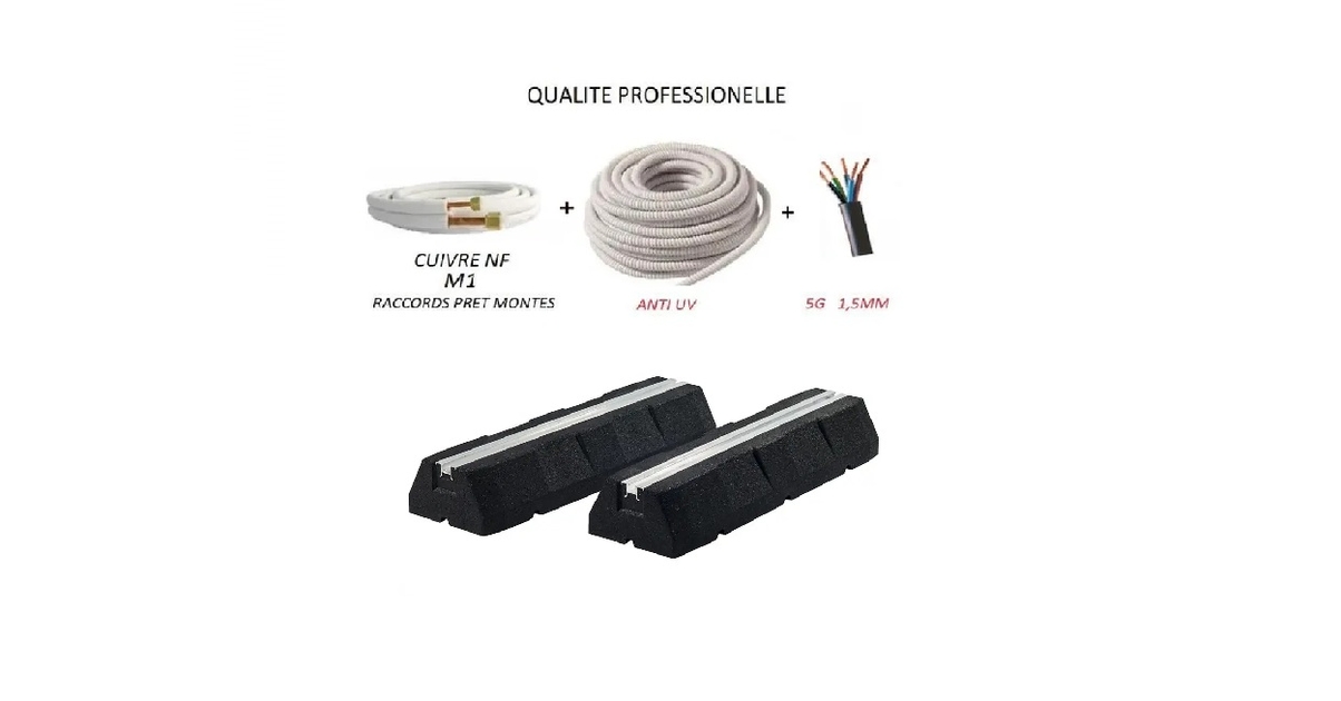 - ACCESSOIRES CLIMATISATION/kit de pose complet - HABITAT-ECONOME
